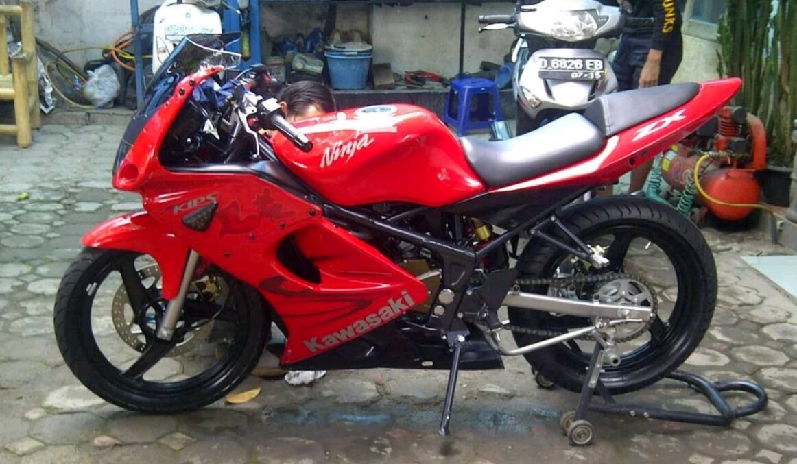 Modif Kawasaki Ninja rr old Simpel mantap - Modif Ganteng