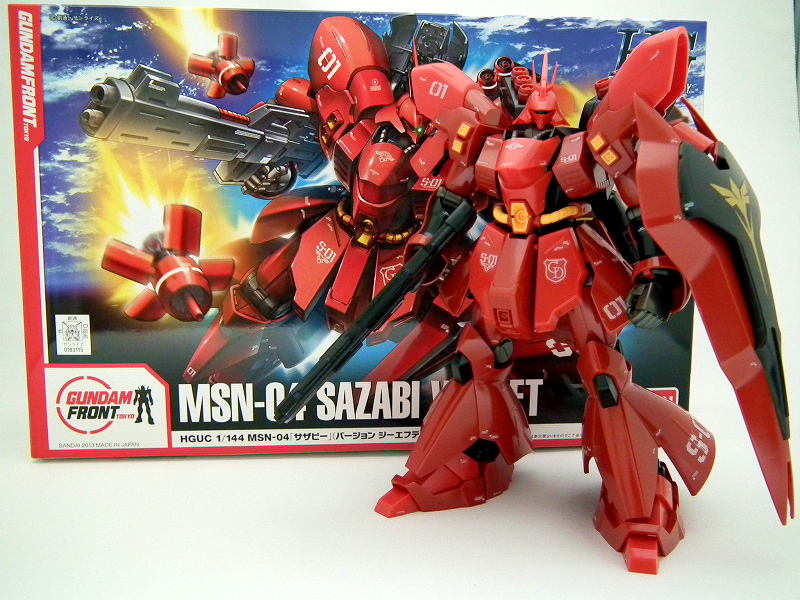 GUNDAM GUY: HGUC 1/144 Sazabi Ver. GFT - Review by kshatriya.sakura.ne.jp