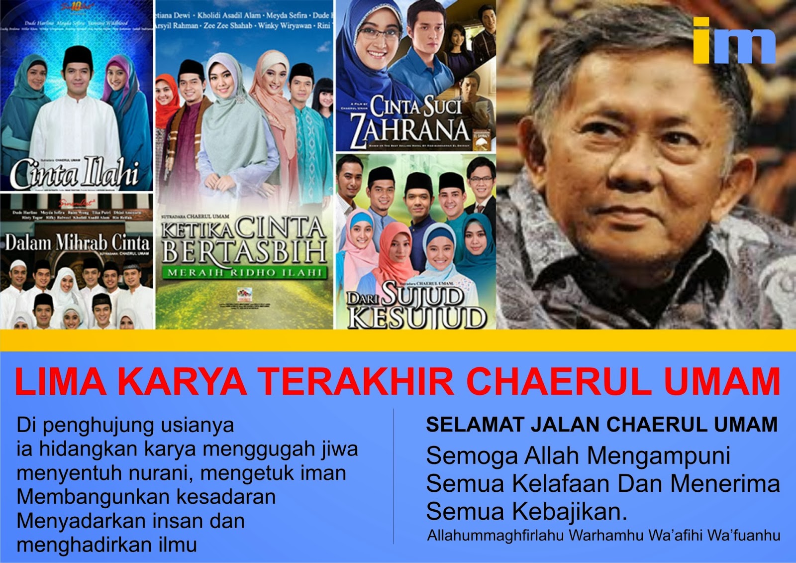 Inilah Lima Karya Terakhir Chaerul Umam dan Pesan di Dalamnya ...