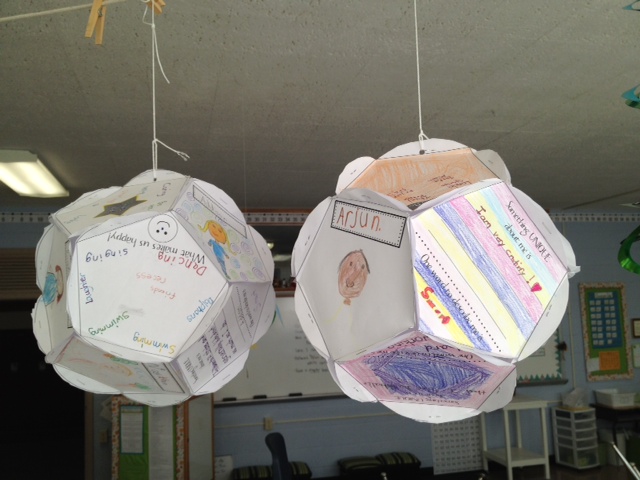 Third/Fourth Grade Tidbits: Dodecahedrons