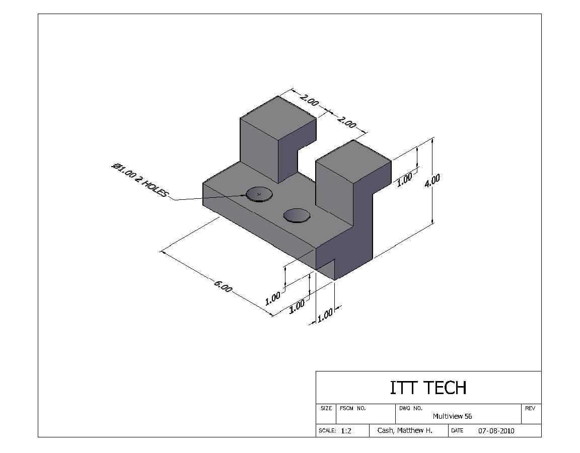 Matthew Cash: 3- Dimensional AutoCAD