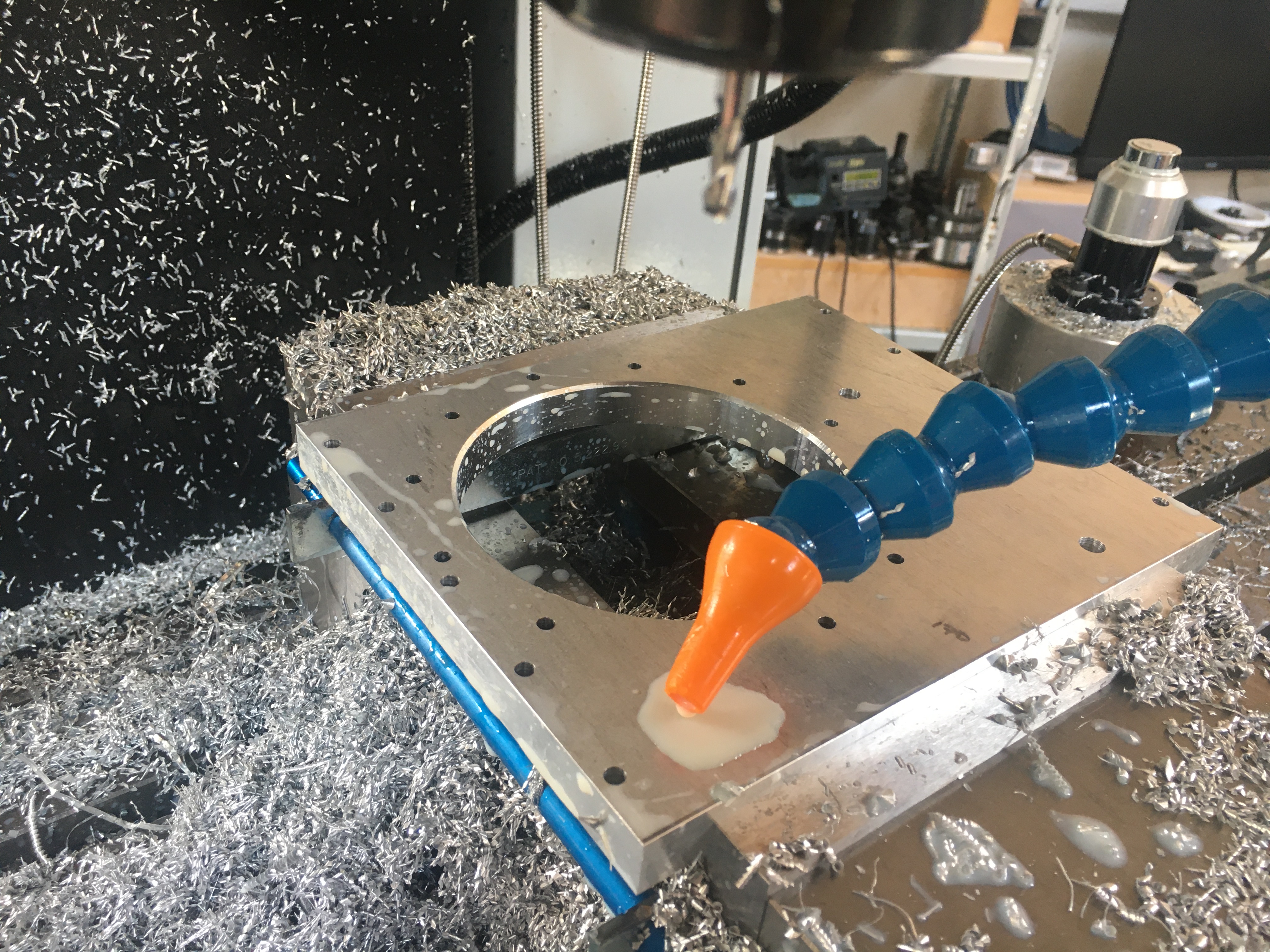 The Mighty Shiz: Front plate CAM and machining.