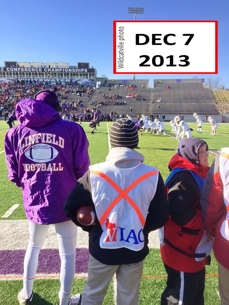 W I L D C A T V I L L E: Linfield football sideline parkas thanks to ...