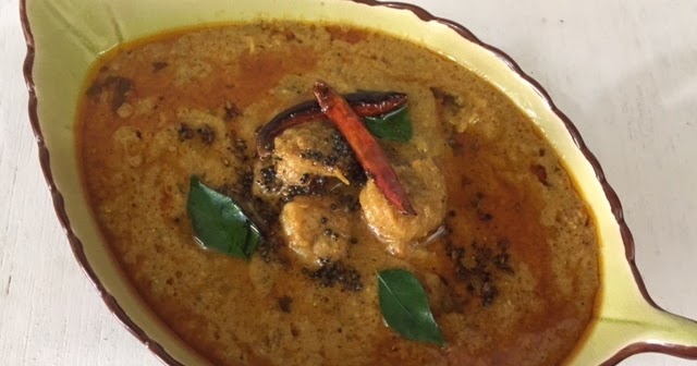Shobha's Food Mazaa: CHETTINAD PRAWN CURRY