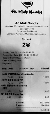 (Eat to Live) or (Live to Eat): Ah Muk Noodle