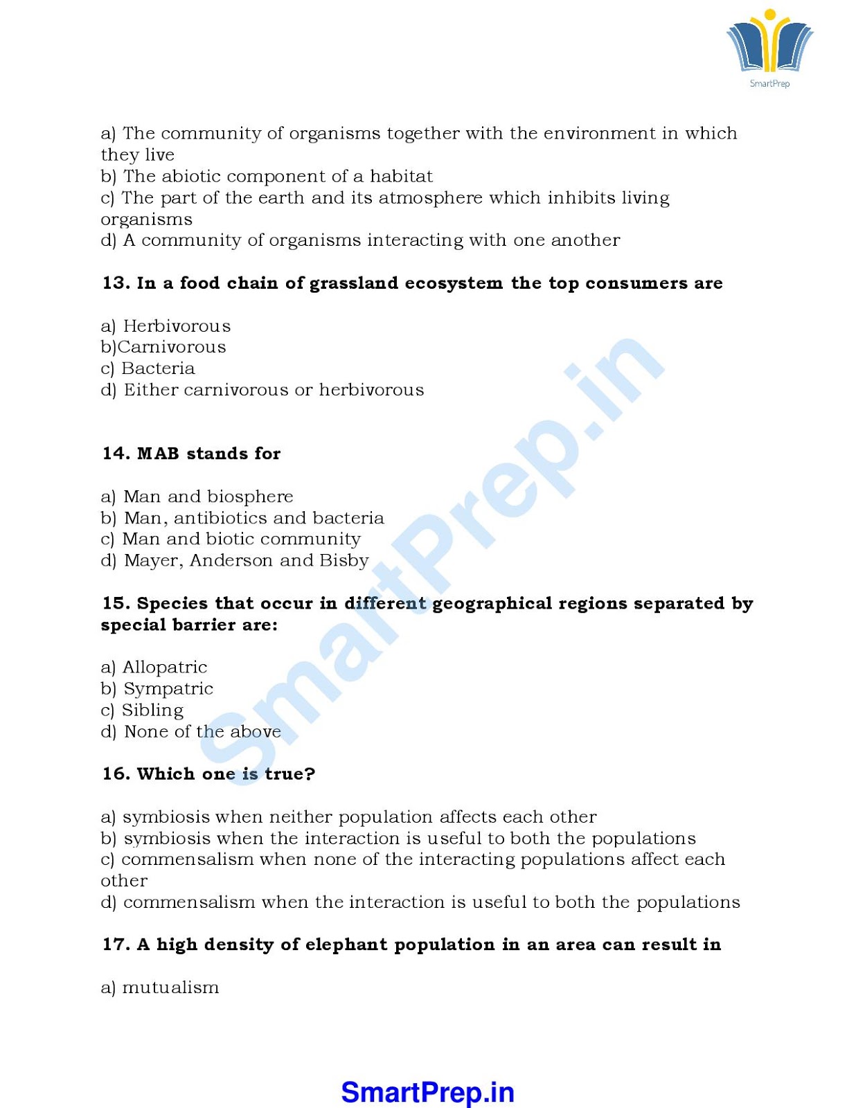 KNOWLEDGE FOR ALL: MCQs ENVIRONMENTAL SCIENCE AND ECOLOGY FOR ALL ...