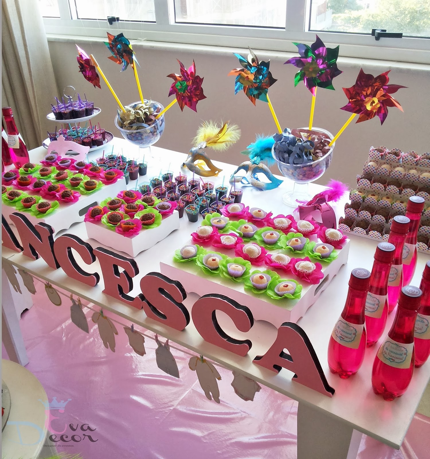 EVA DECOR: Decoração Bailinho de Carnaval - Chá de bebê