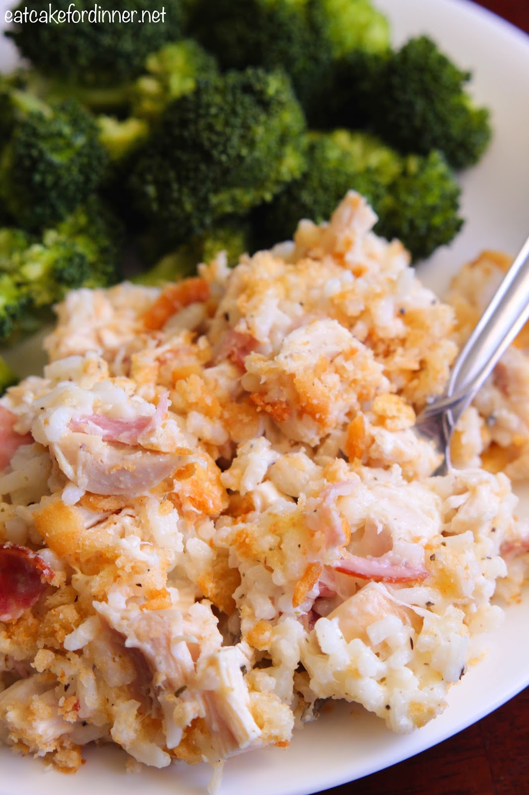 Chicken Cordon Bleu Rice Casserole {No Canned Soup} | Eat Cake For ...