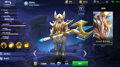 Tips on Using Hylos in Mobile Legends + Build the Best Item
