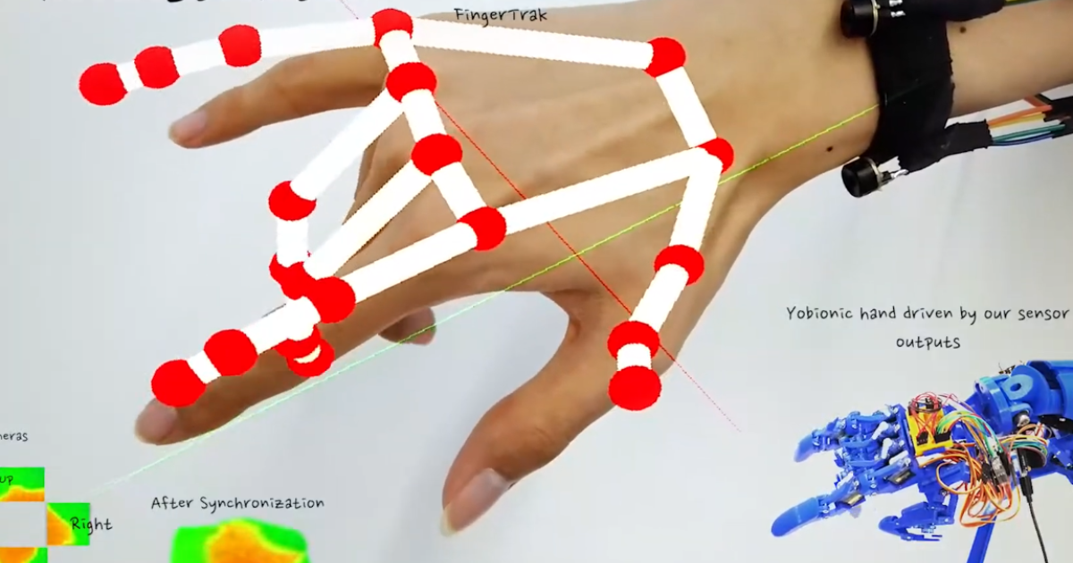 Dr. Fotis Liarokapis: FingerTrak - Wearable Hand Tracking Wristband