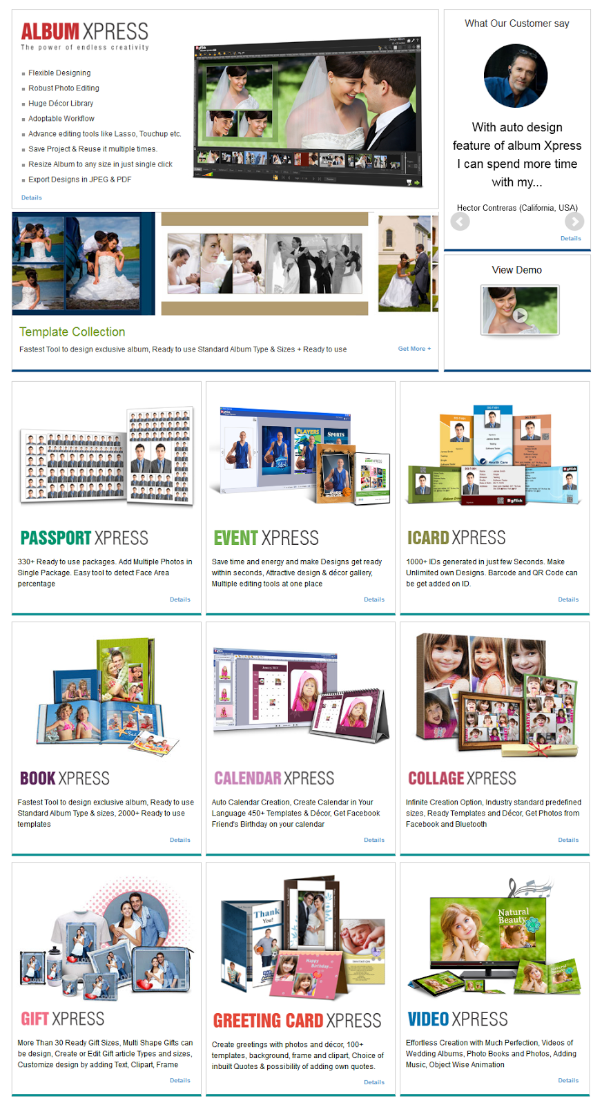 Xpress Products ~ Photo Album Software for Photography - DgFlick LLC.