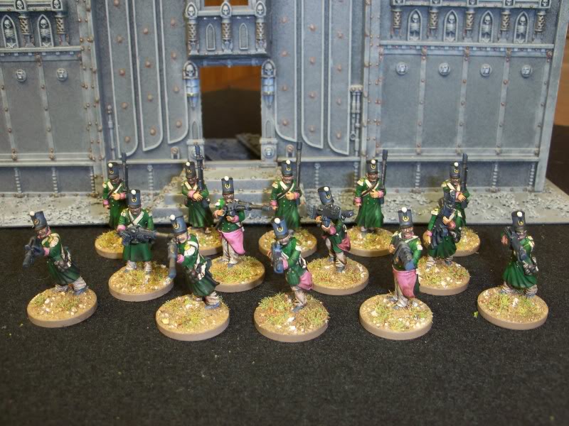 Adventures In Miniature Gaming: Painted Renegade Imperial Guard Conscripts