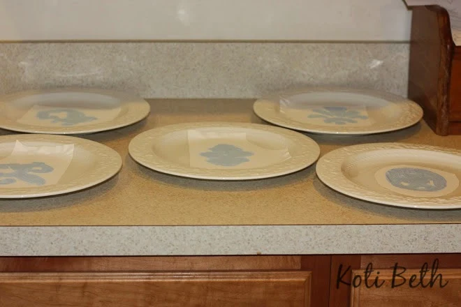 How to Paint Plates - Koti Beth