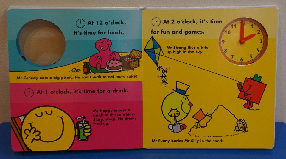 Board Book: Tell the Time with Mr. Men | NINOS SHOP
