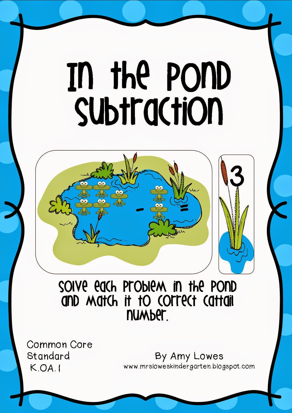 Mrs. Lowes' Kindergarten Korner: Gettin' Buggy and Feelin' Froggy ...