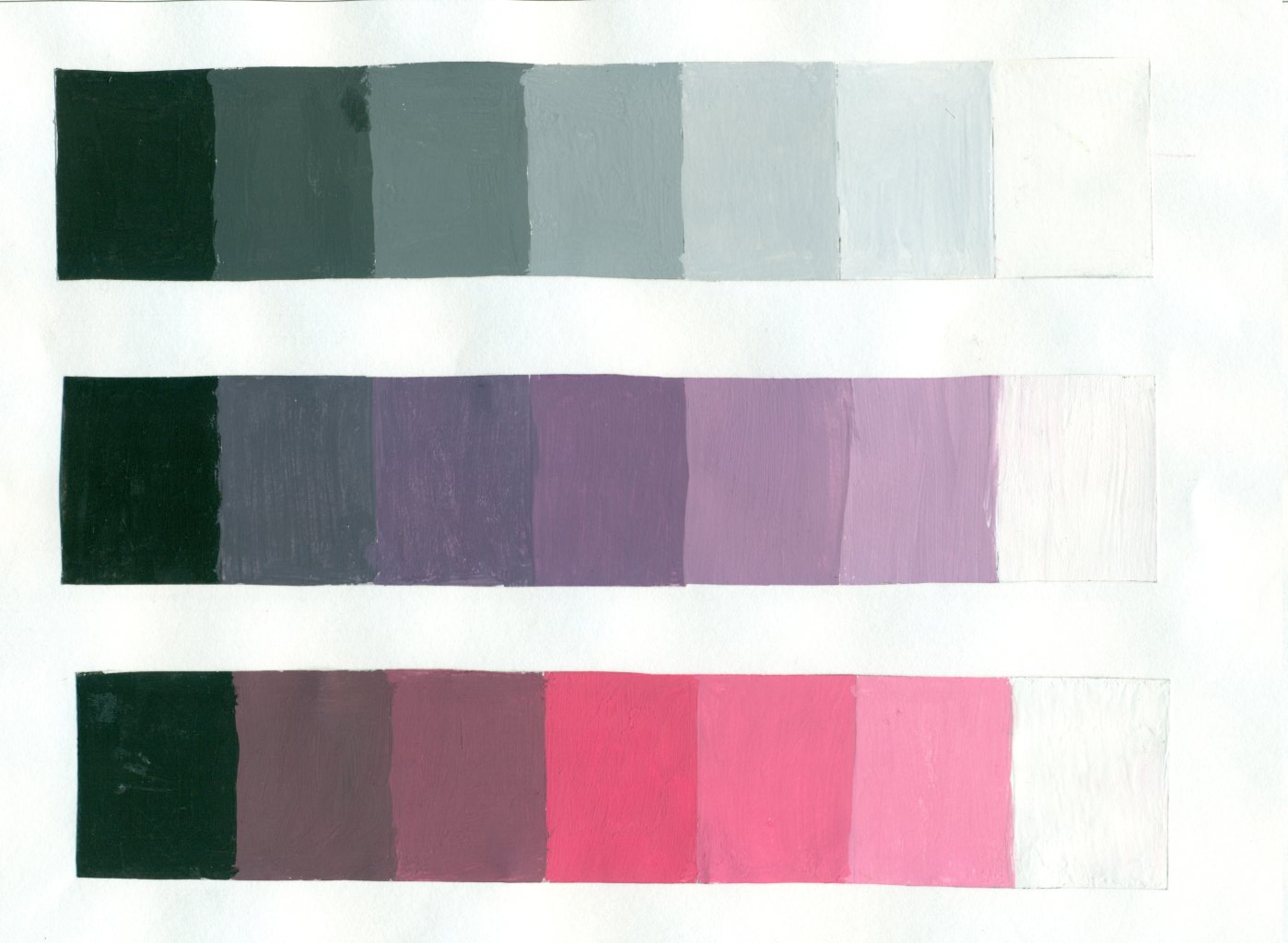 Arte hasta en la sopa: ESCALAS DE COLOR