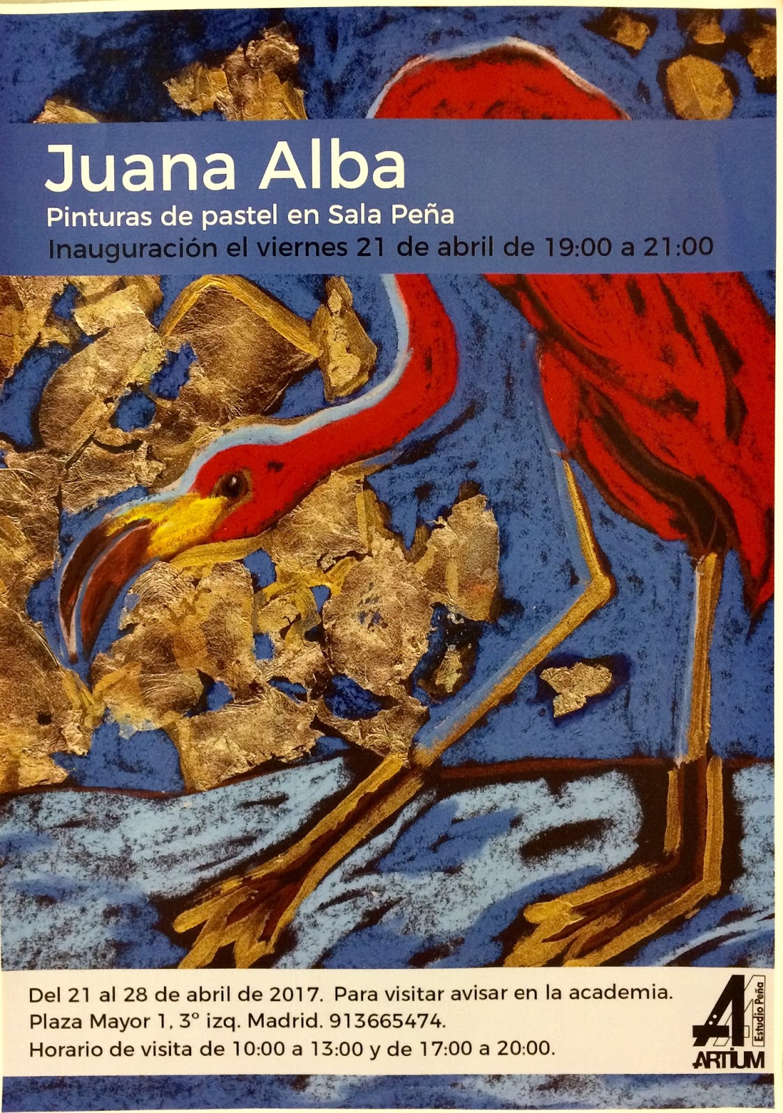 Academia Artium Peña: Juana Alba expone en la sala de la Academia