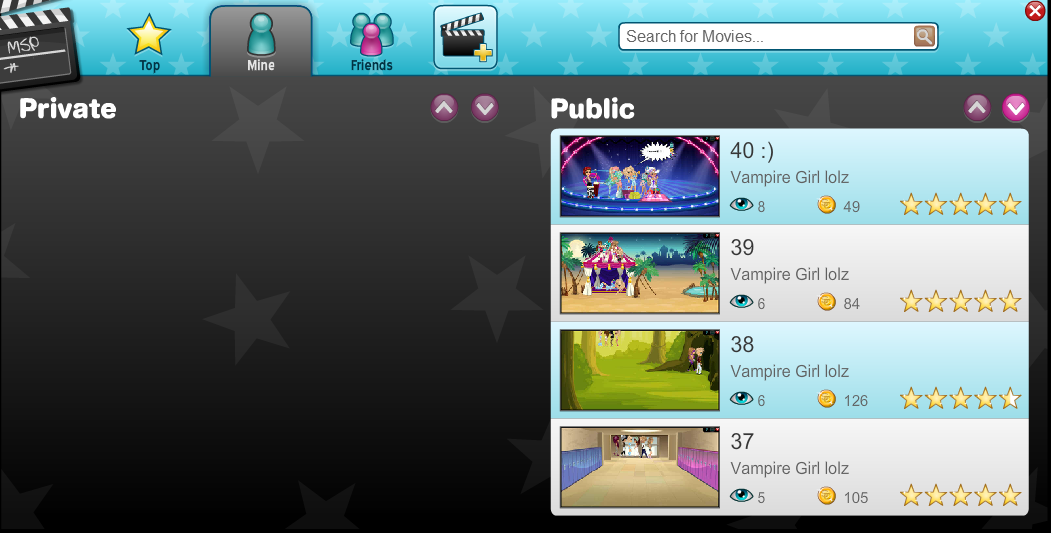 Vampire Girl Lolz on Msp