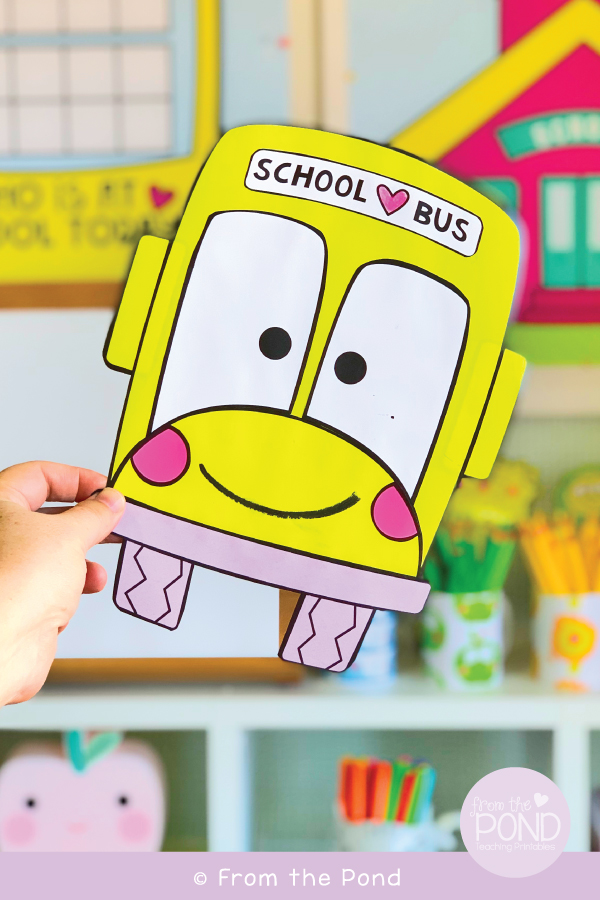 School Bus Craft | From the Pond