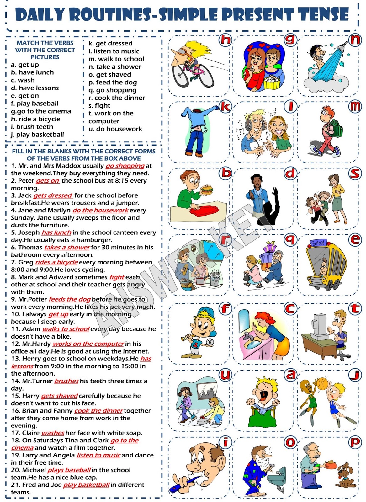 The Simple Present Tense Useful Usage And Example
