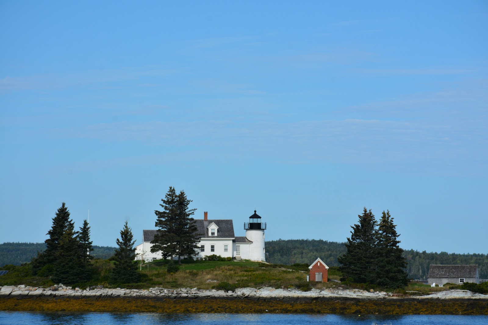 WC-LIGHTHOUSES: PUMPKIN ISLAND LIGHTHOUSE - LITTLE DEER ISLE, MAINE