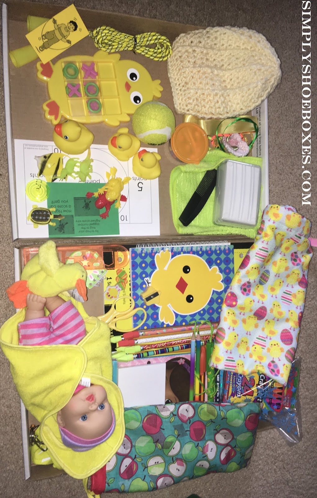 Simply Shoeboxes: Themed Operation Christmas Child Shoeboxes Packed in 2018