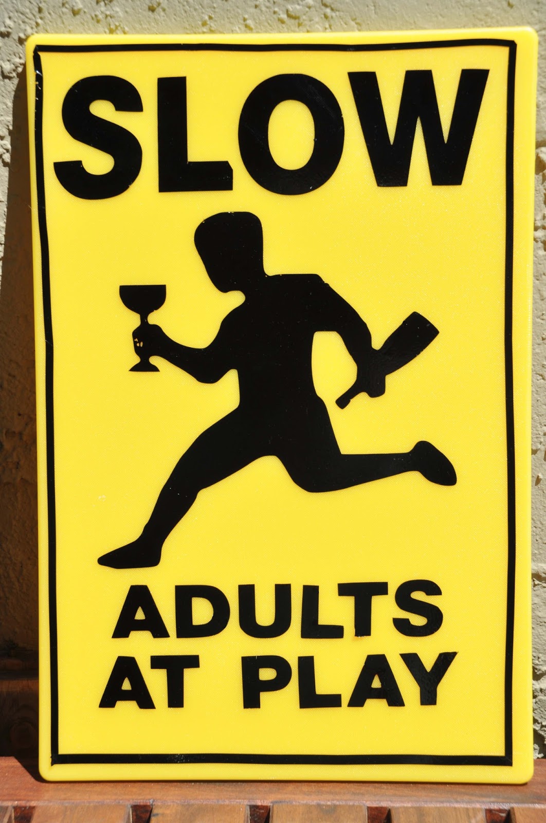 Nancy Keslin Designs. : Adults at Play Yard Sign