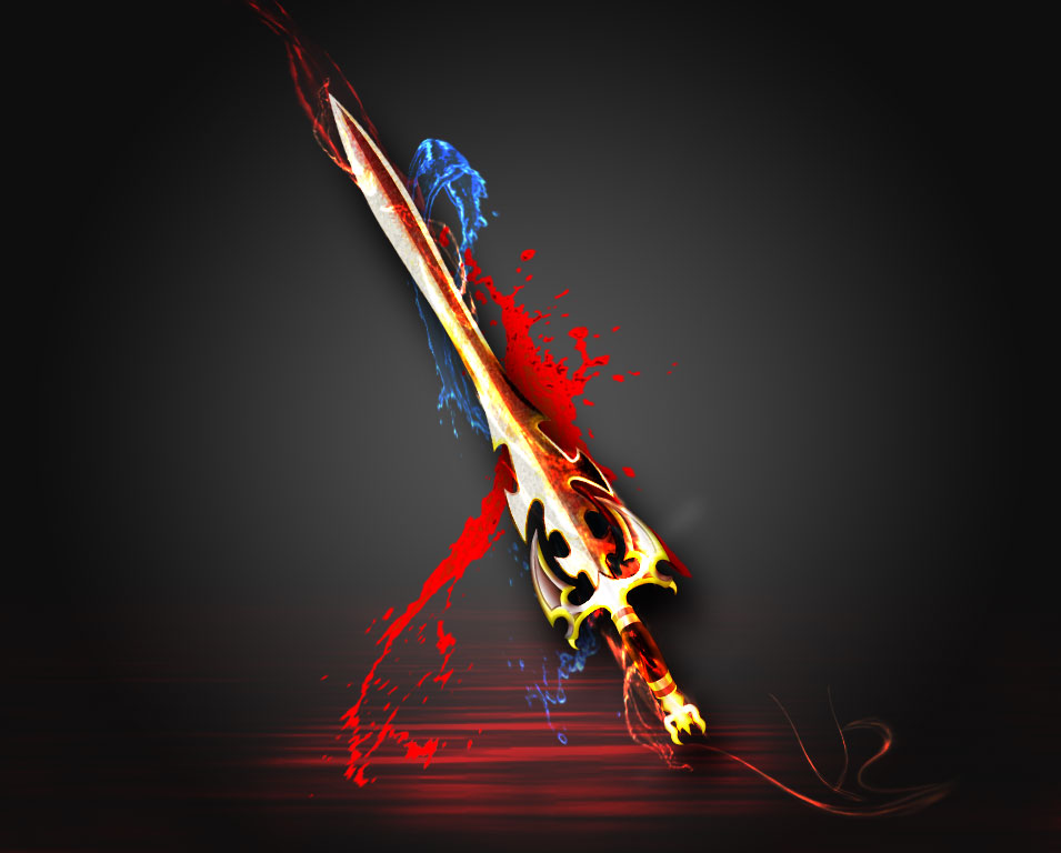 Creative Sword with Fire ~ Creative Designs