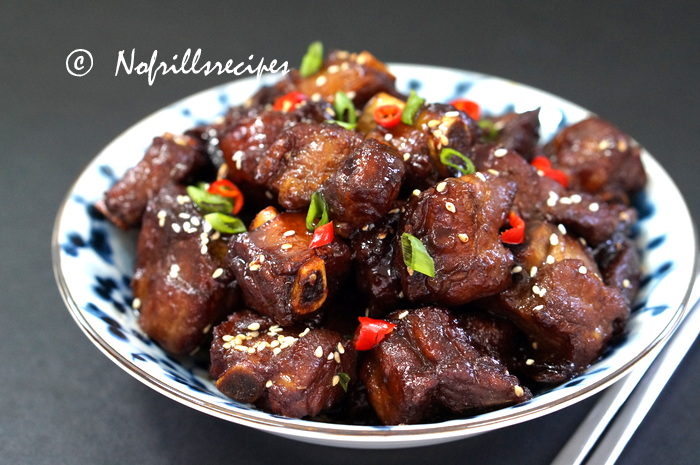 Red Braised Spare Ribs ~ 红烧排骨