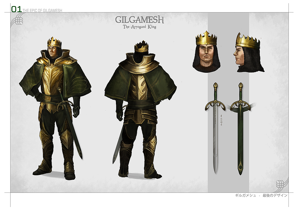 Marthe sketches: The Epic of Gilgamesh - Design Sketches