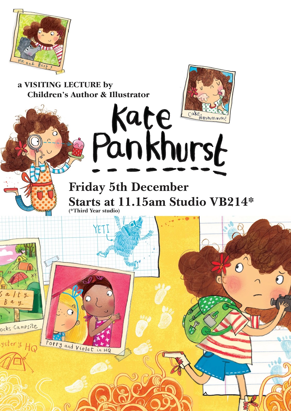 prestonillustration: Kate Pankhurst visiting speaker on Friday December 5th