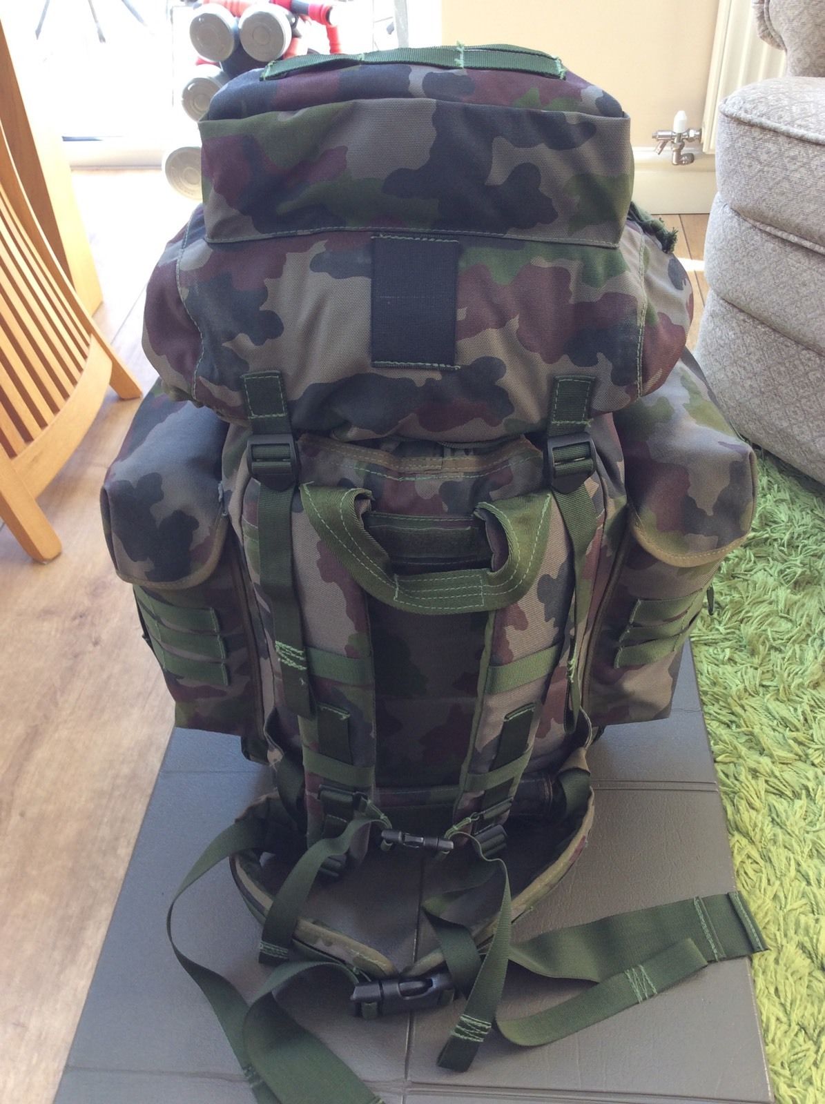 Webbingbabel: Irish Army DPM Trial PLCE Patrol Backpack
