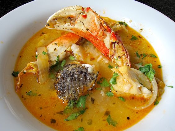 Peruvian Cuisine Week: Parihuela (Peruvian Seafood Soup) - the chunky chef