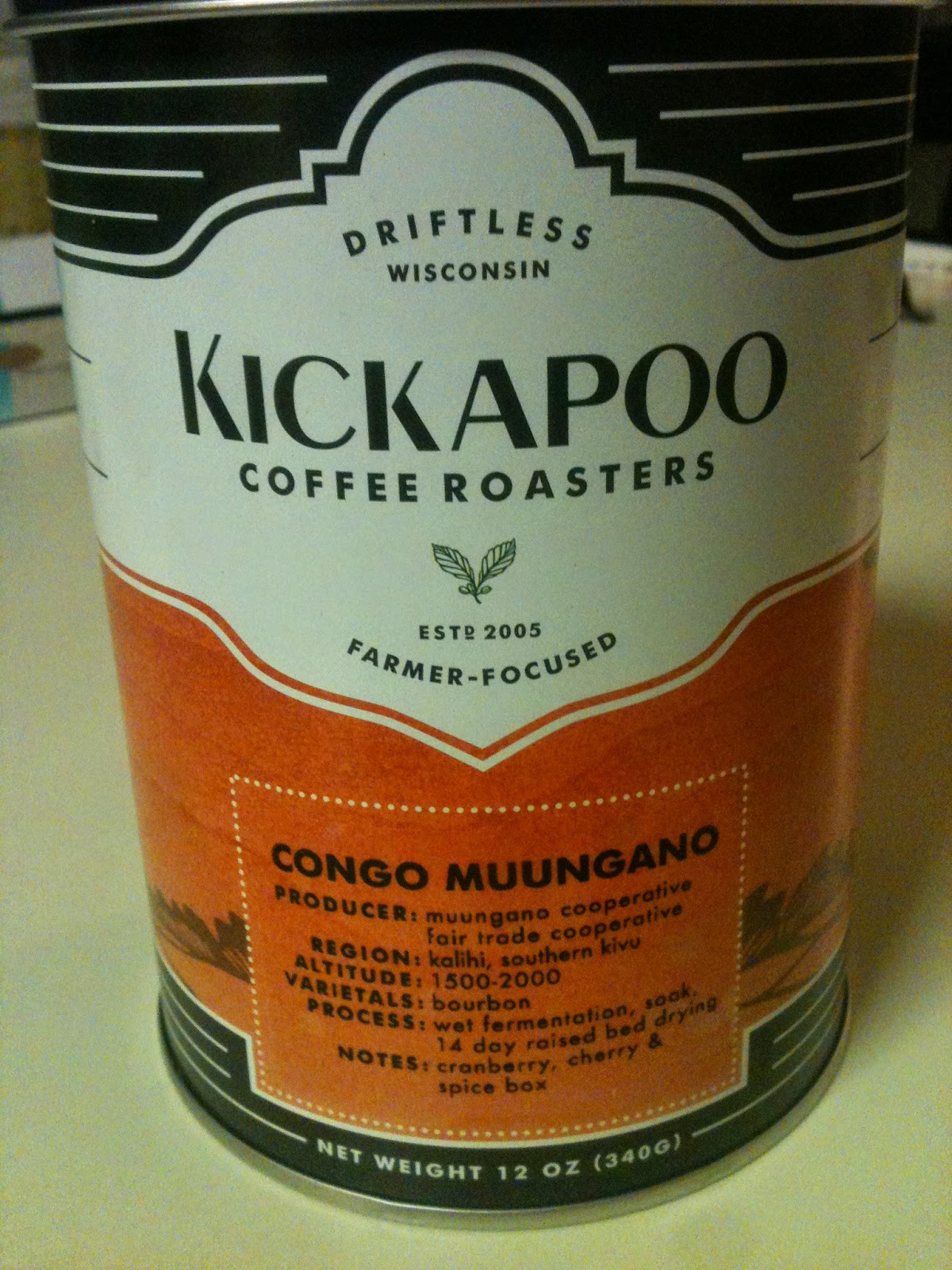 The Iced Mocha: Congo Muungano From Kickapoo Coffee Roasters