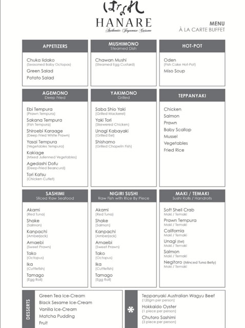 GoodyFoodies: Hanare Japanese Restaurant: Weekend A La Carte Buffet