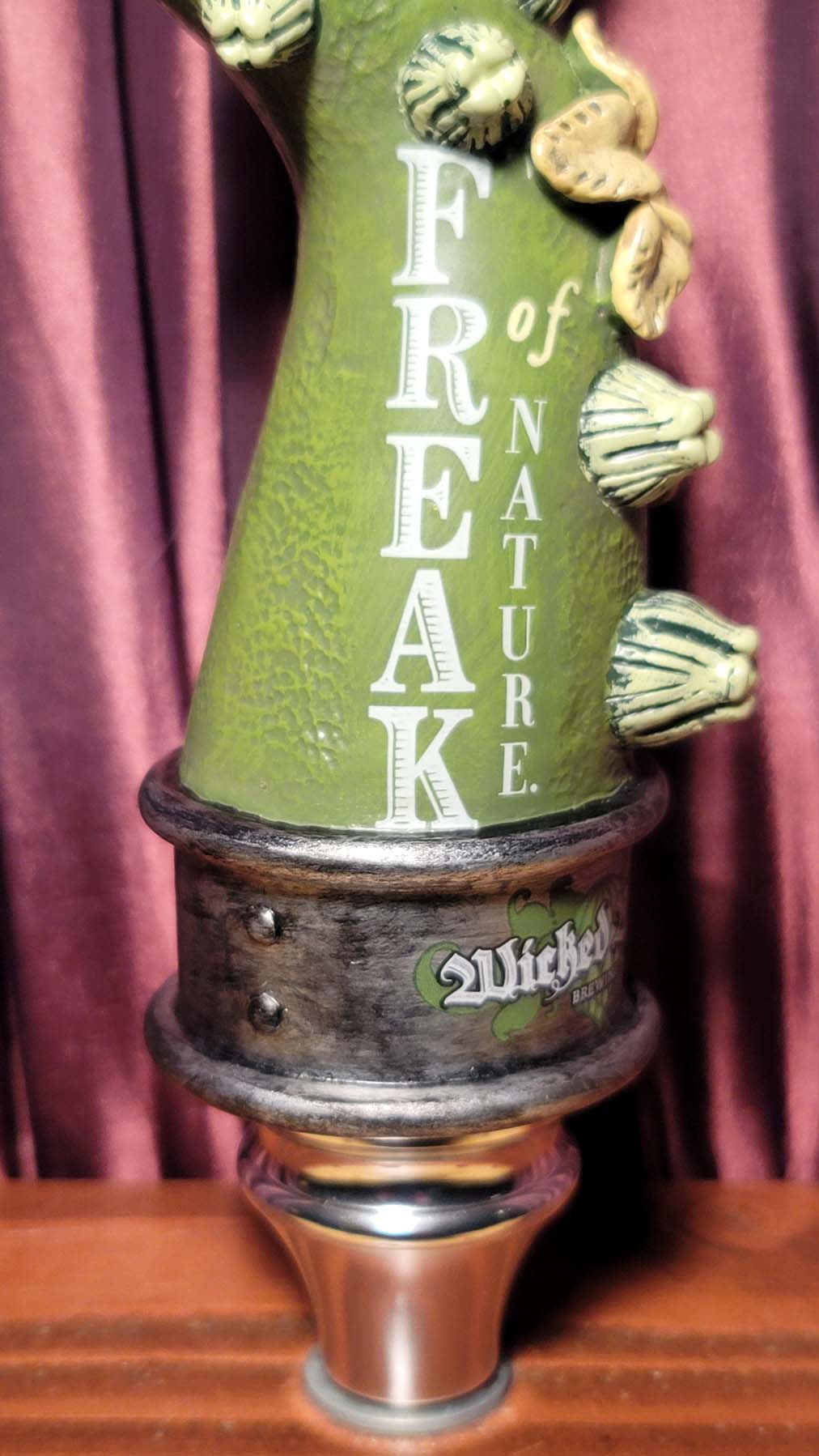 Tap Handle #776: Wicked Weed (AB InBev) - Freak of Nature Double IPA