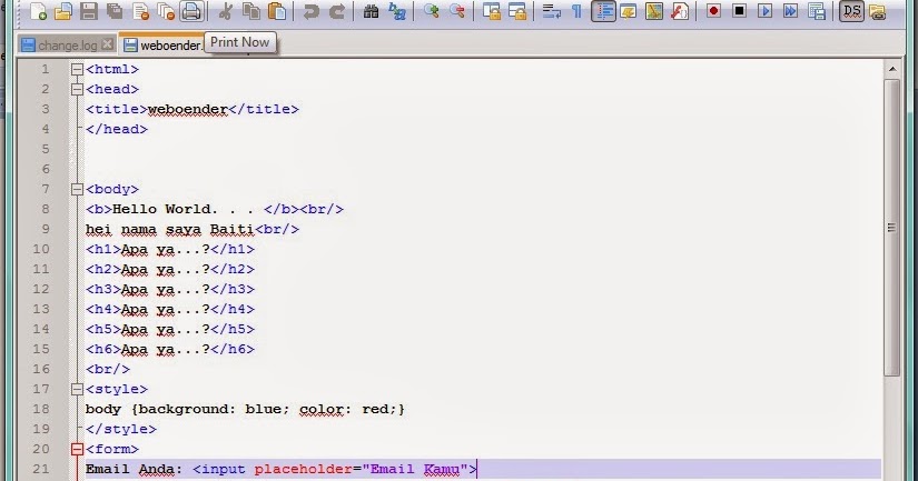 Contoh Script Sederhana Html Images