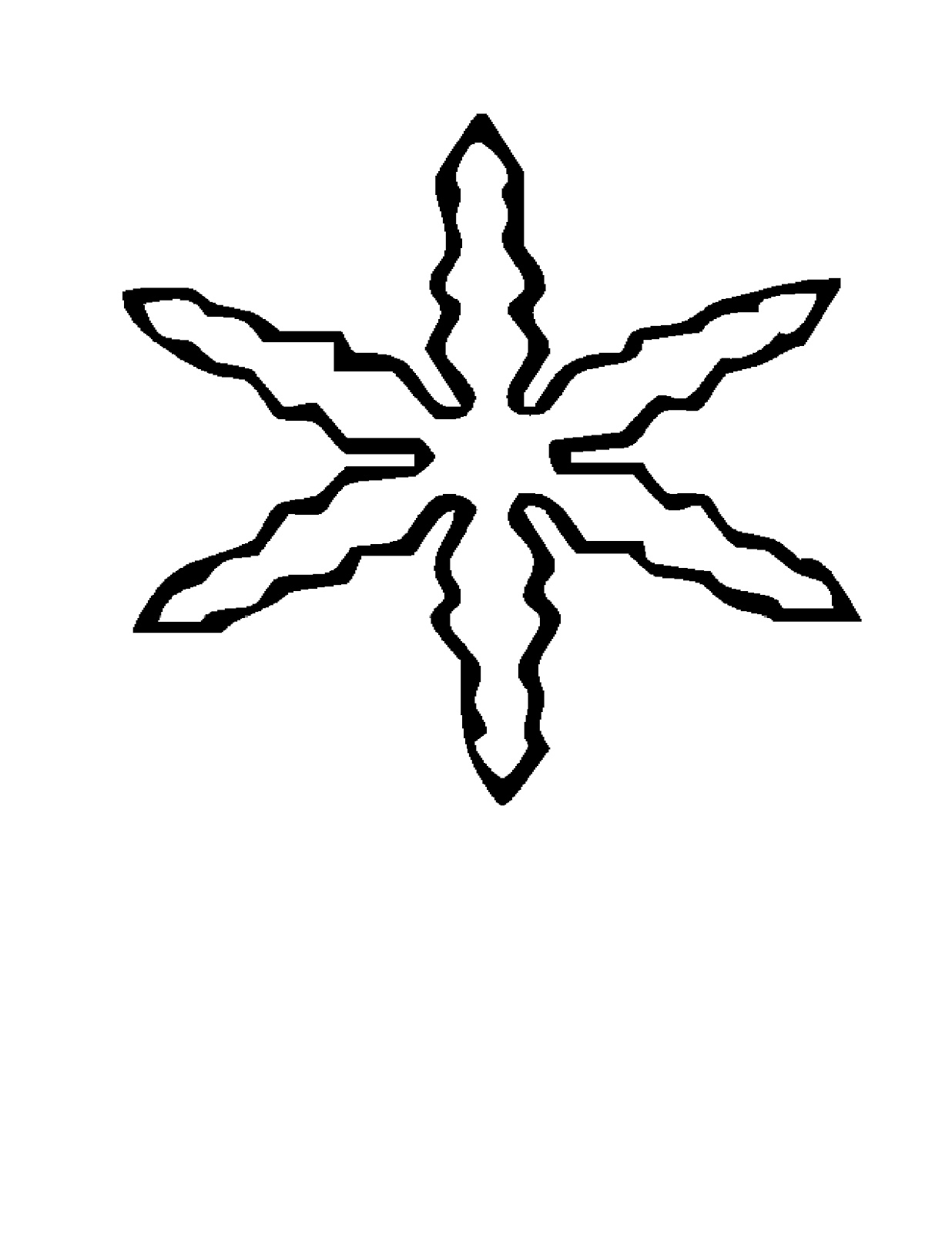 Modele cu FULGI de colorat - decupat - 69 :: Fise de lucru - gradinita ...