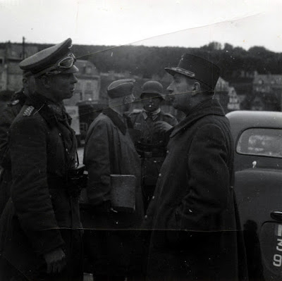 NAZI JERMAN: Foto Erwin Rommel Sebagai Komandan 7. Panzer-Division