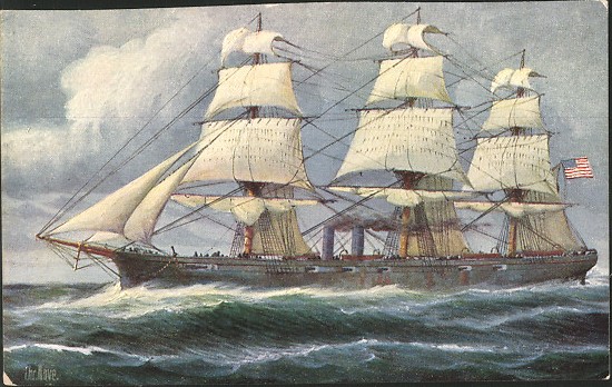 PoSeWe - Maritime Bilder: MARINE-GALERIE 226 - Amerikanisches Kriegsschiff