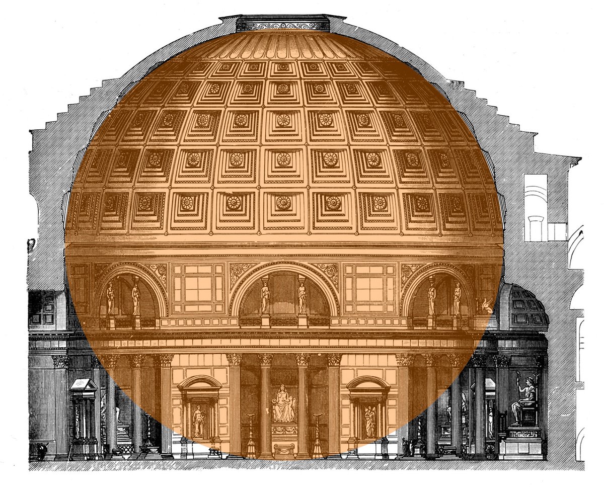 The Pantheon by Marcus Vipsanius Agrippa 27 BCE - 125 CE