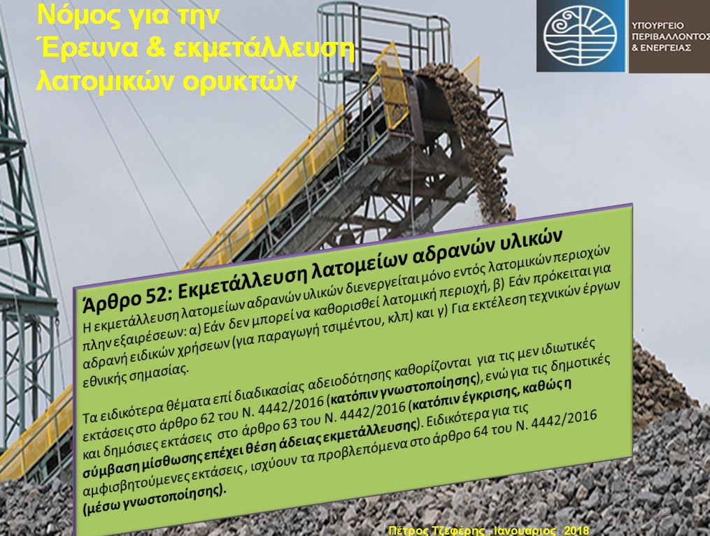 Οι Ν.4512/2018 και 4442/2016 και οι (μέχρι σήμερα) κανονιστικές για την ...