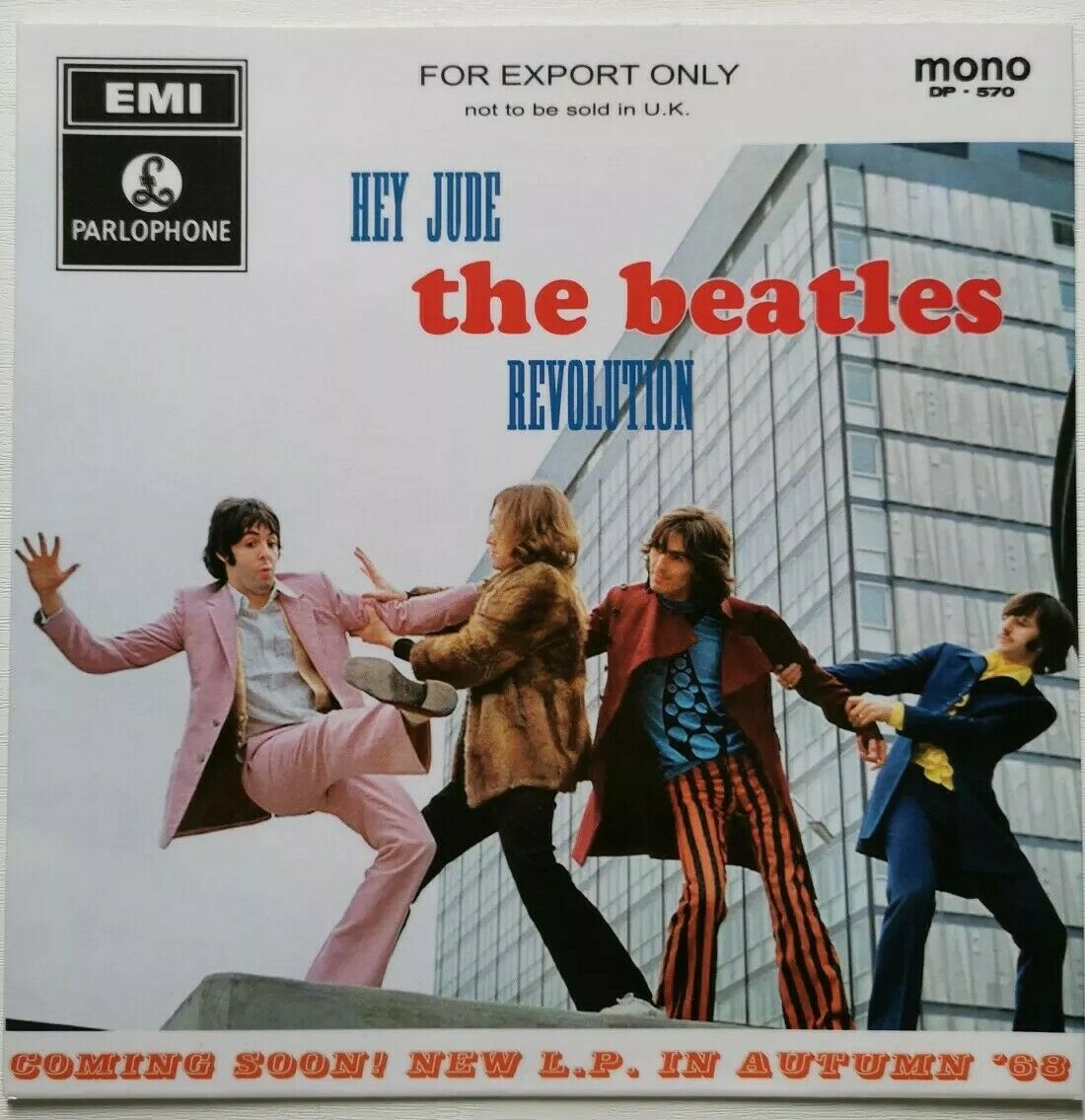 For Export Only - Beatles Italian "Hey Jude/Revolution" single