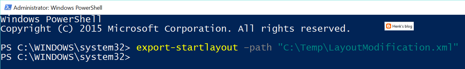Henk's blog: Deploy a customized Windows 10 start menu during deployment