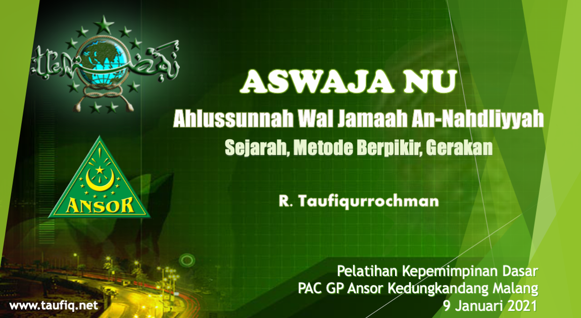 Apa itu Aswaja NU? - taufiq.net