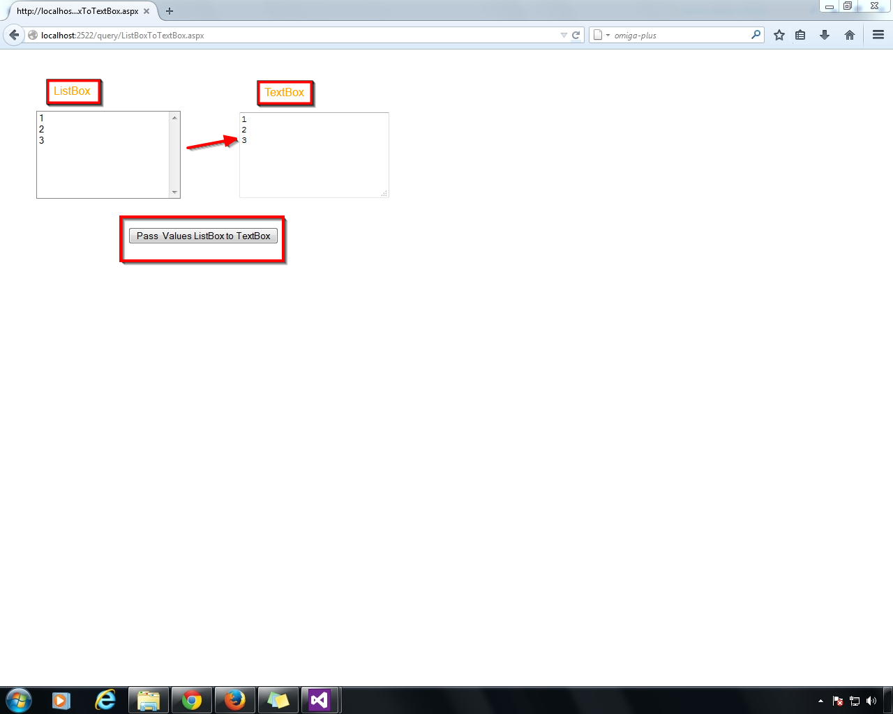 How To Pass Multiple Listbox Values To Textbox Using Asp C ~ Screenshotsdrizzles