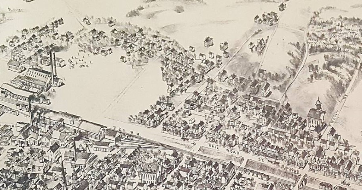 Valley Girl Views: The 1883 [Fowler] Map Of Watsontown