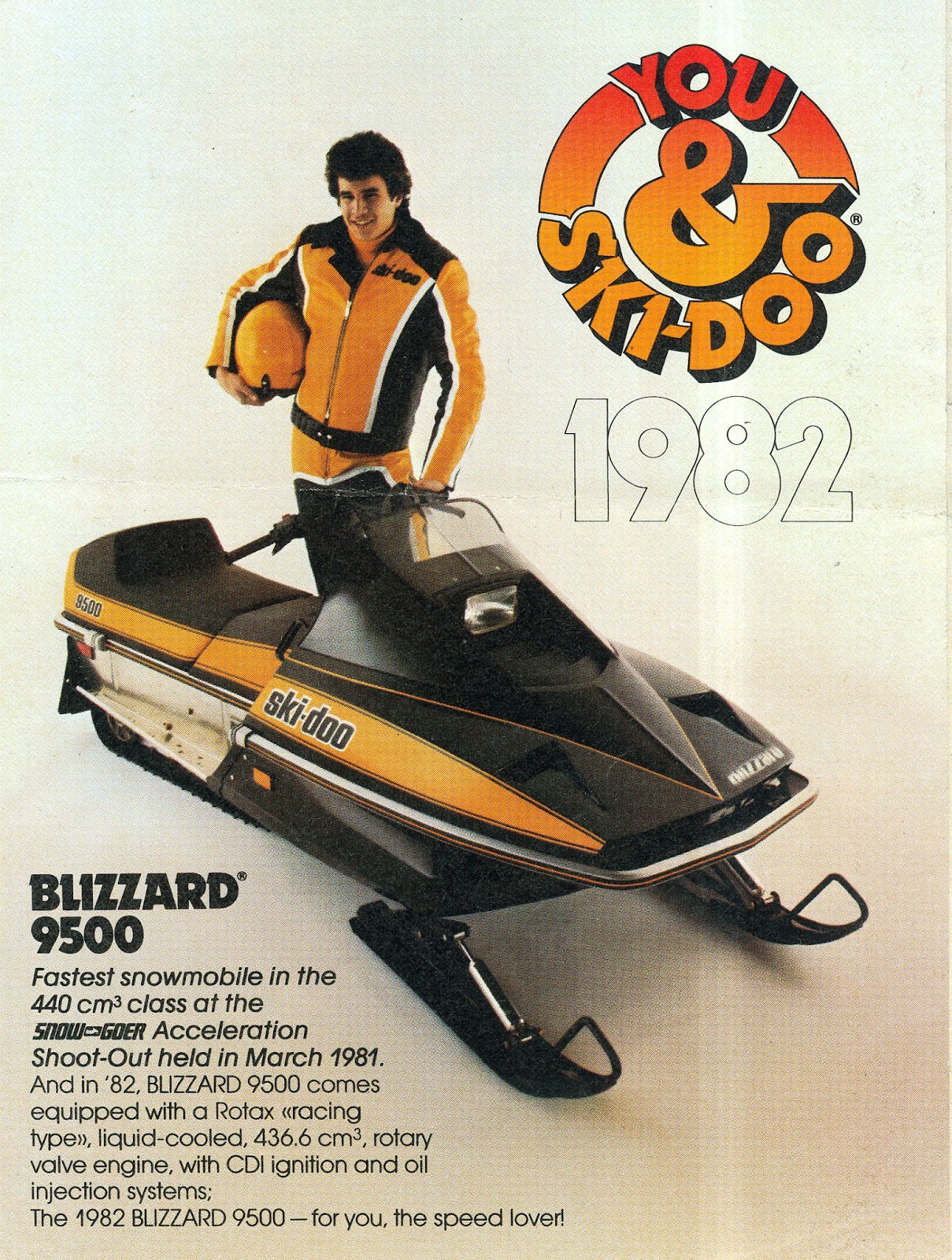 CLASSIC SNOWMOBILES OF THE PAST: 1982 SKI-DOO 9500 BLIZZARD SNOWMOBILE