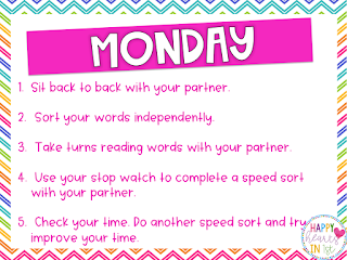 Words Their Way in the Primary Classroom - Happy Hearts in 1st