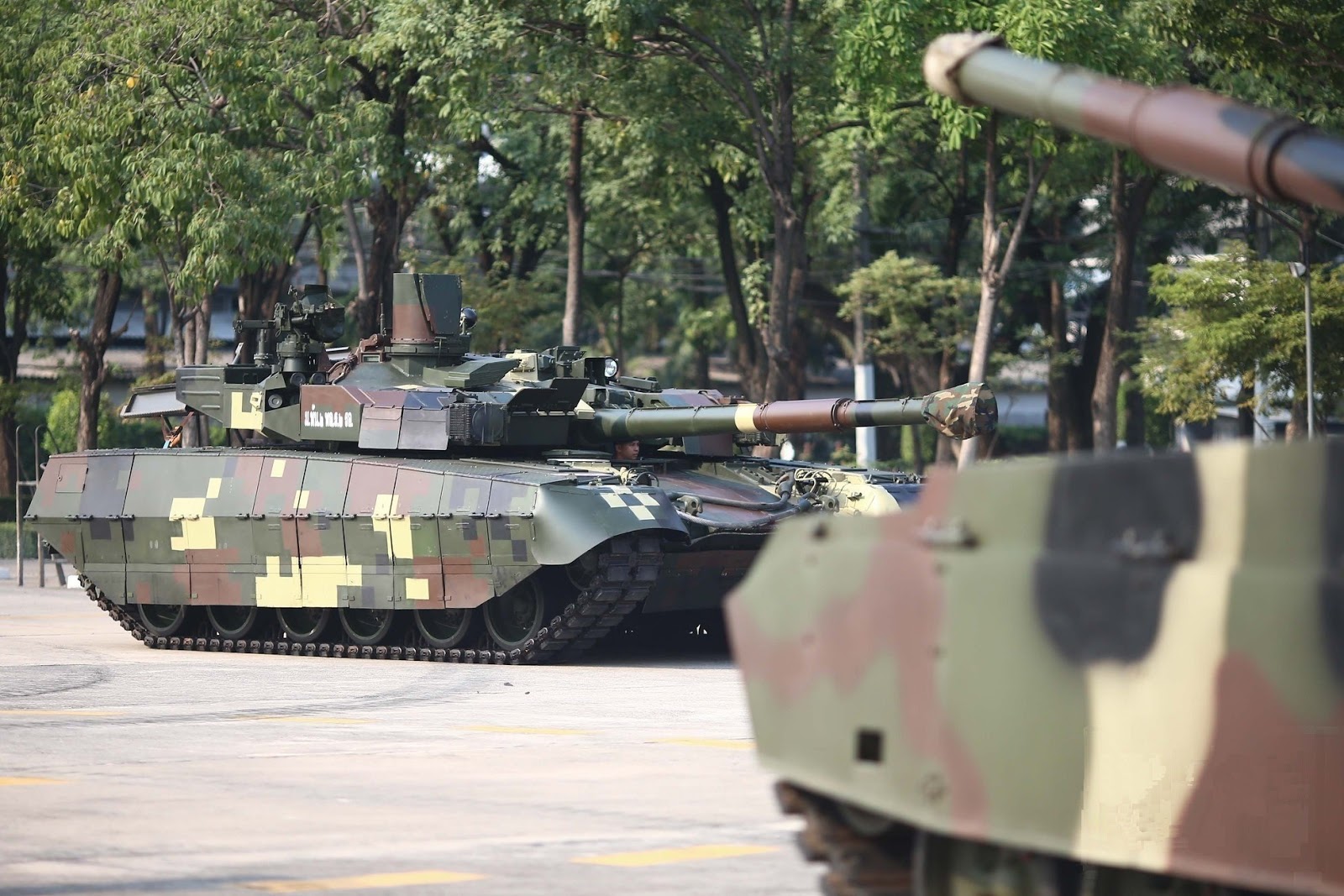THAIDEFENSE-NEWS: Close Up : Oplot-T ,VT-4 ,M60 A3 (TIFCS) - Royal Thai ...